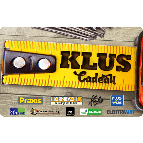 Klus Cadeau cadeaukaart € 5 online kopen | AH Voordeelshop